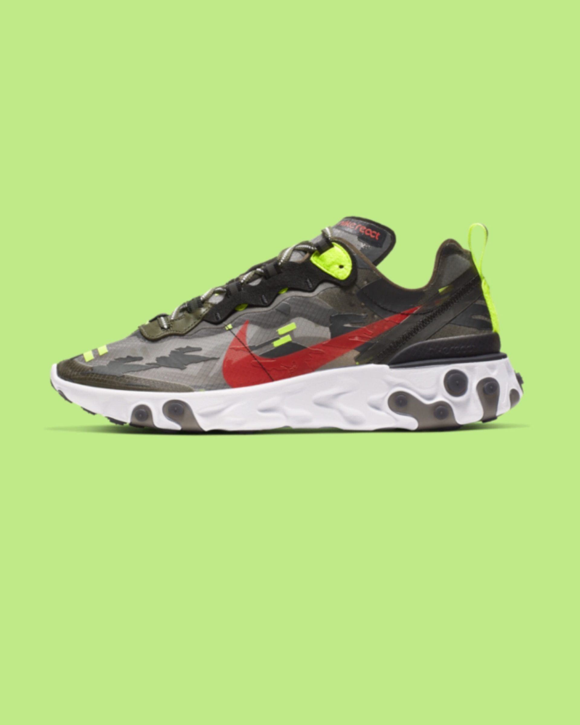 First Look: Neuer Nike React Element 87 im Camouflage Design